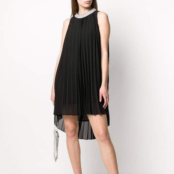 John Richmond | Dresses | John Richmond Hamlet Pleated Dress Black ...